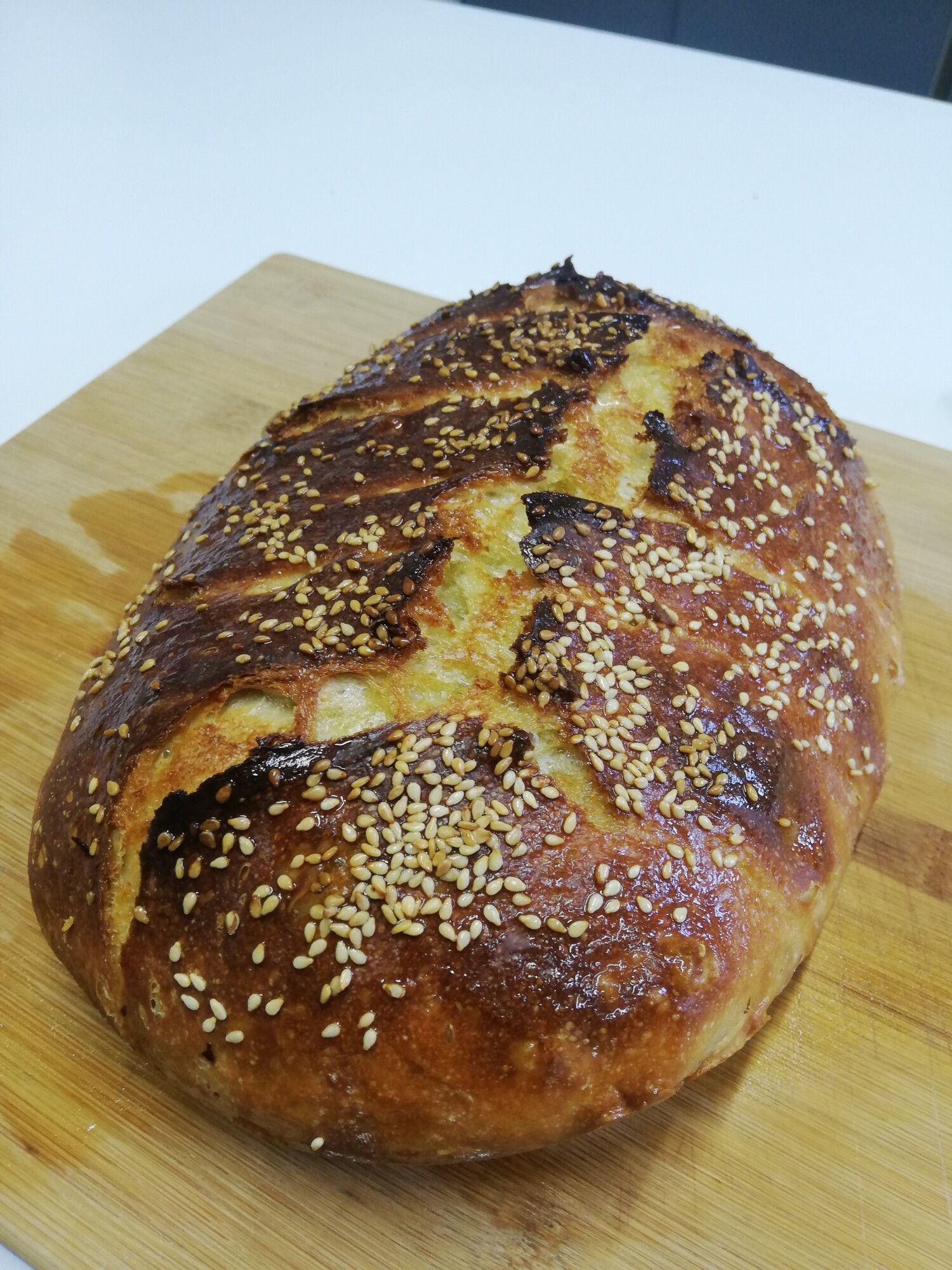 Sesame casserole bloomer - Chef Louis Nel